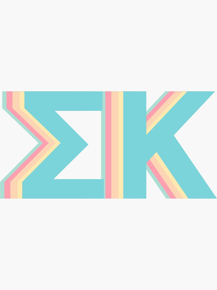 "groovy sk" Sticker for Sale by ohuett | Redbubble