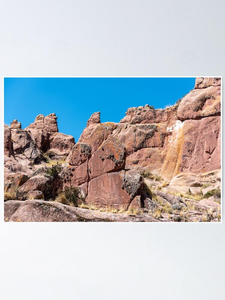"Rock formations" Poster by namchetolukla | Redbubble