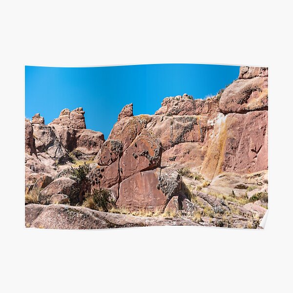 "Rock formations" Poster by namchetolukla | Redbubble