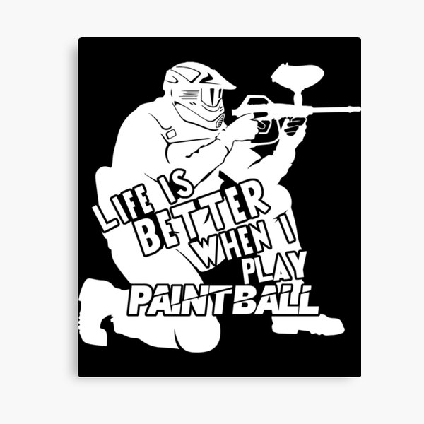 Paintball Canvas Prints | Redbubble