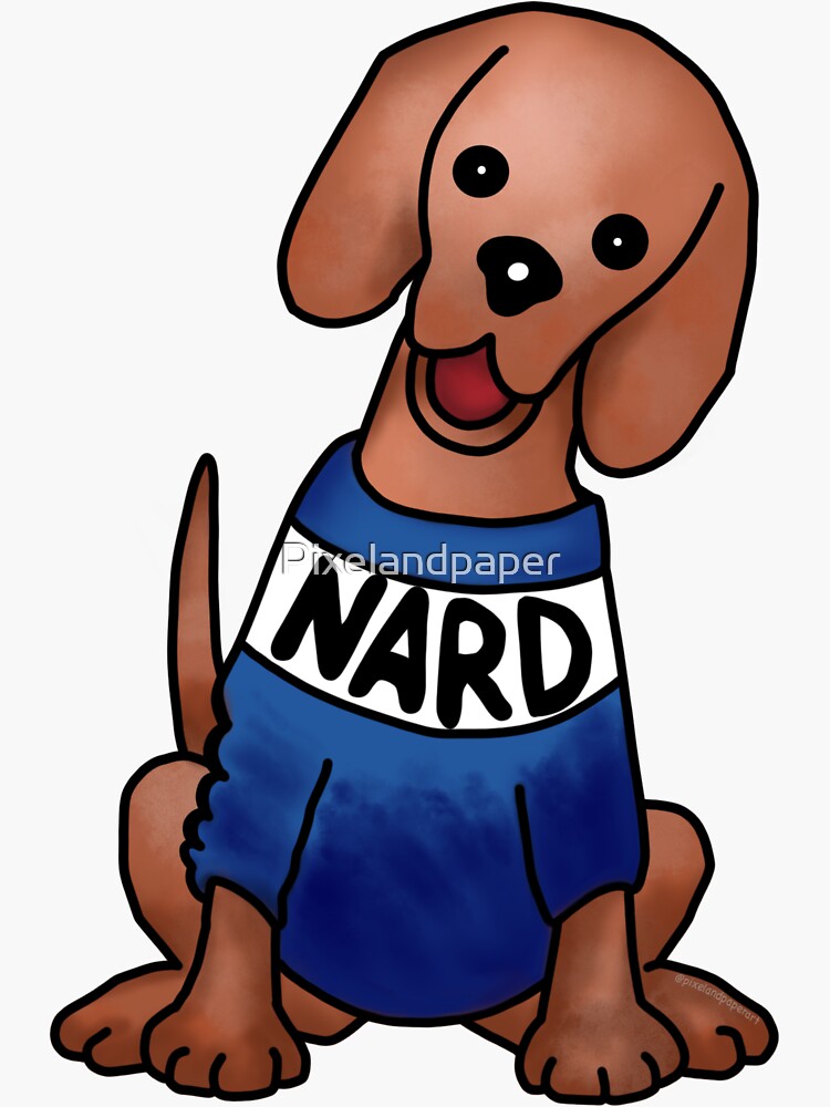 "The Nard Dog Tattoo" Sticker by Pixelandpaper | Redbubble
