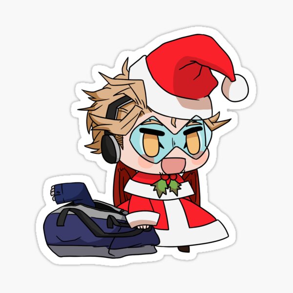 "Padoru Hawks" Sticker by PsuedoPigeons | Redbubble
