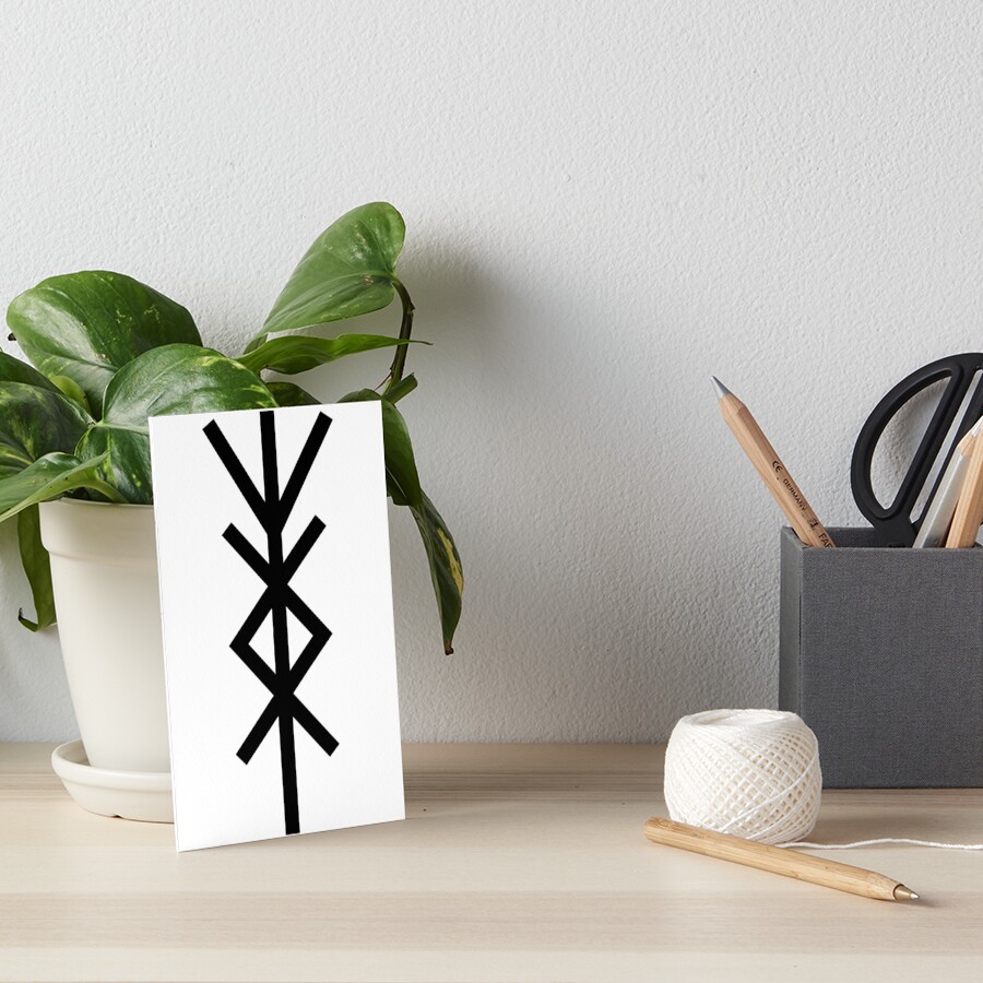 Lámina rígida «Bind Rune, Algiz, Ingwaz, Raido» de raven-stone | Redbubble