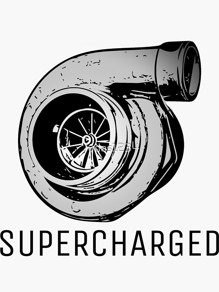 "Turbocharger" Sticker by Judas1234 | Redbubble