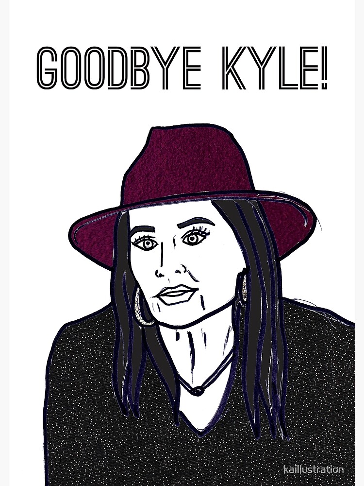 "Goodbye Kyle" Photographic Print for Sale by kaillustration | Redbubble