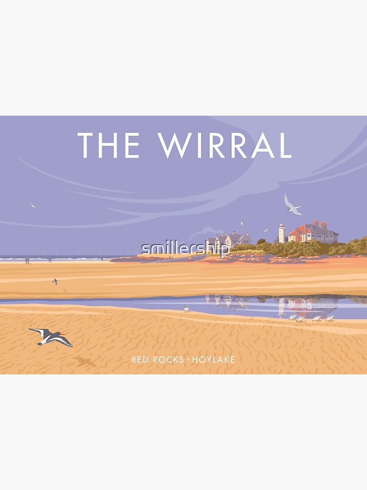 "Red Rocks the Wirral" Art Print for Sale by smillership | Redbubble