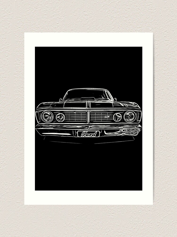 "Ford Falcon GTHO" Art Print by Clintpix | Redbubble