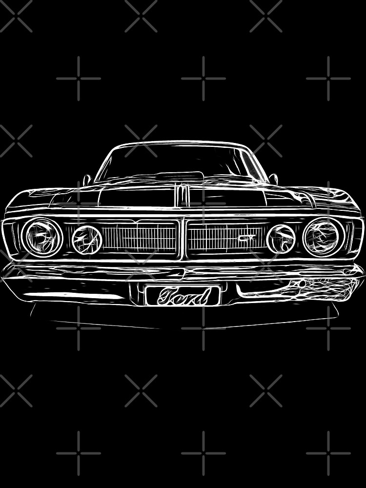"Ford Falcon GTHO" Art Print by Clintpix | Redbubble