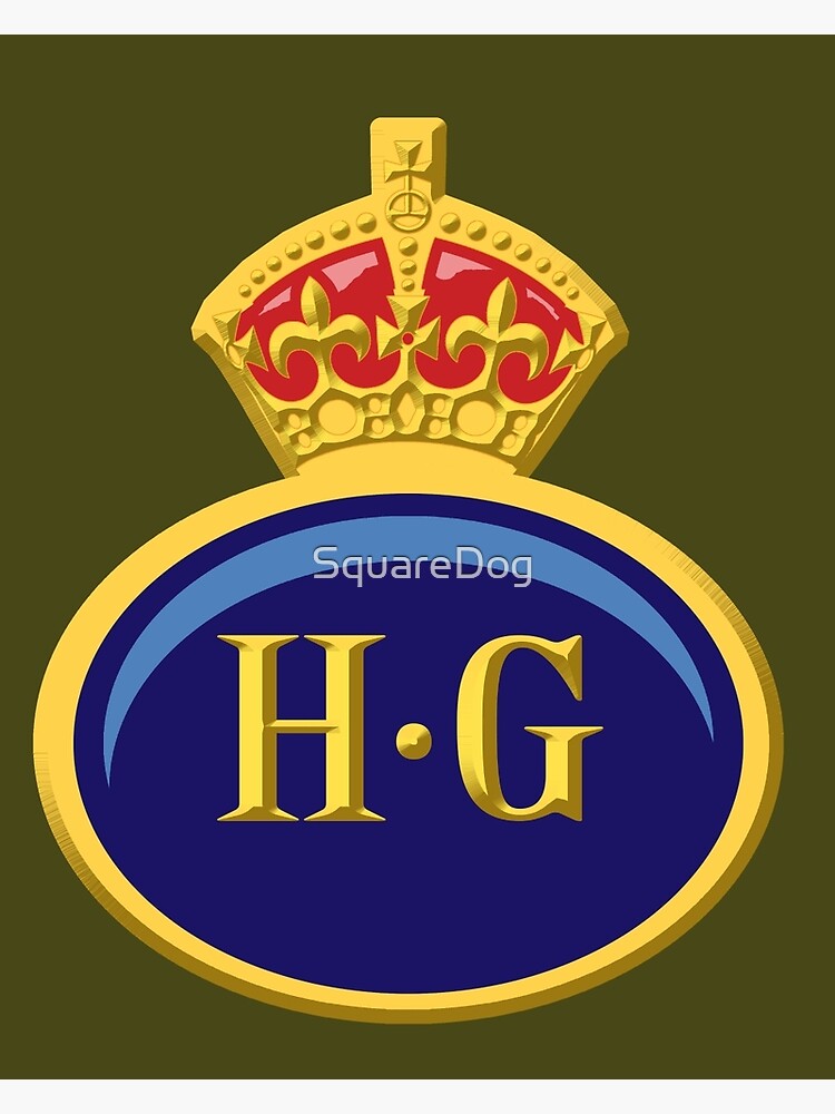 "Home Guard Lapel Badge" Poster for Sale by Peter Gilmore | Redbubble