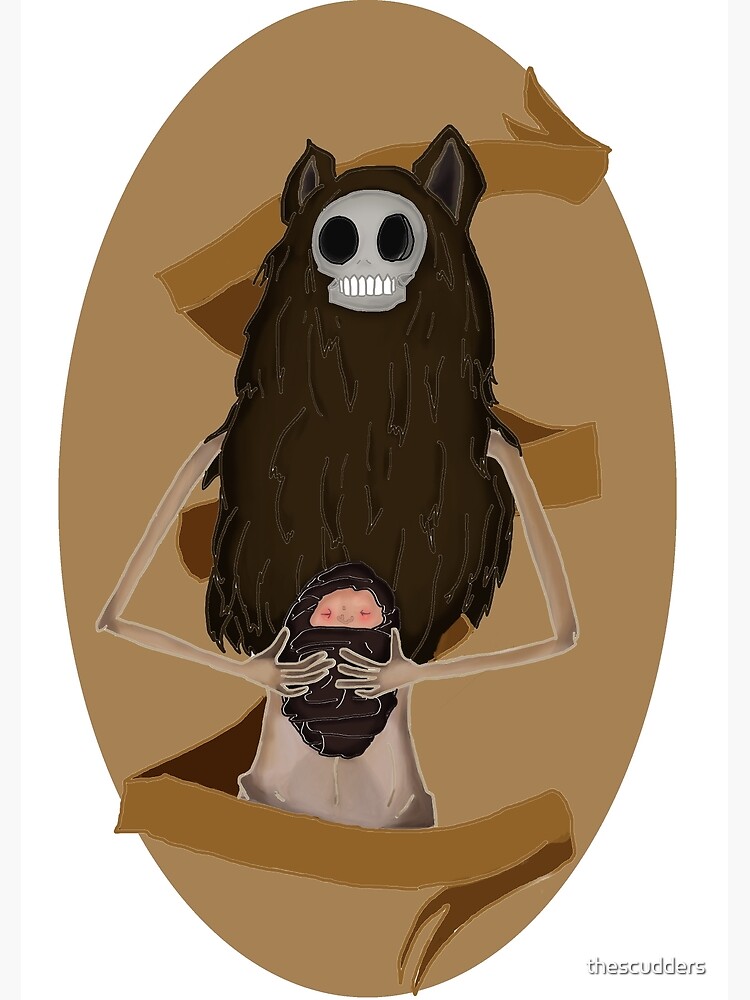 "Wndigo [Light Brown]" Poster for Sale by thescudders | Redbubble