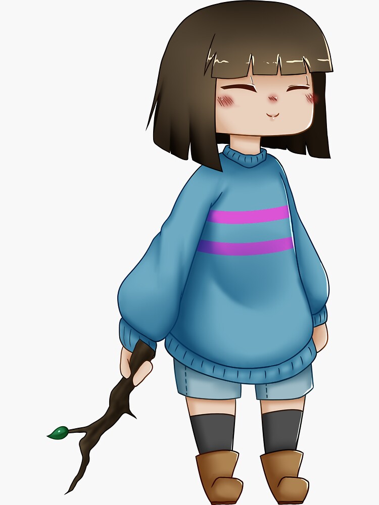 "Frisk" Sticker for Sale by Tiny--Doodles | Redbubble