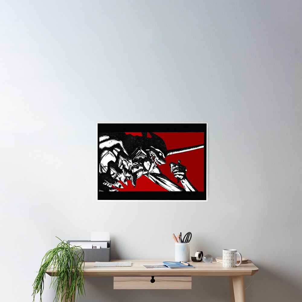 "Eva 01 - End of Evangelion" Poster for Sale by geothegreek | Redbubble