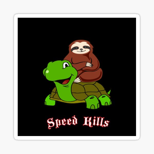 Speed Kills Stickers | Redbubble