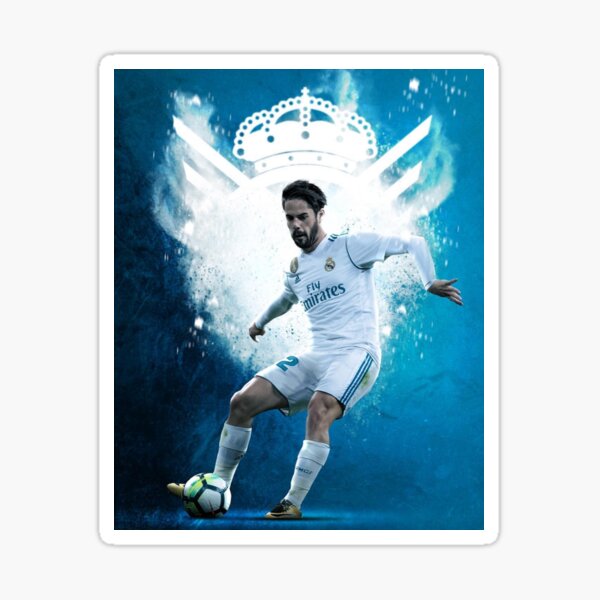 "Isco Wallpaper" Sticker for Sale by caterinsoukl | Redbubble