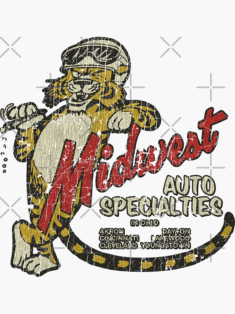 "Midwest Auto Specialties" Sticker for Sale by jacobcdietz | Redbubble