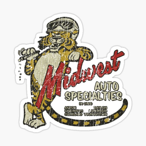 "Midwest Auto Specialties" Sticker for Sale by jacobcdietz | Redbubble