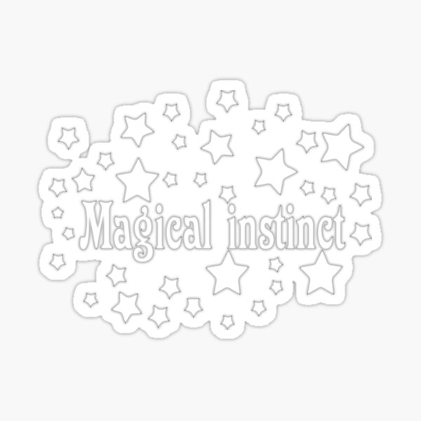 "Magical Instinct" Sticker by artqueens | Redbubble