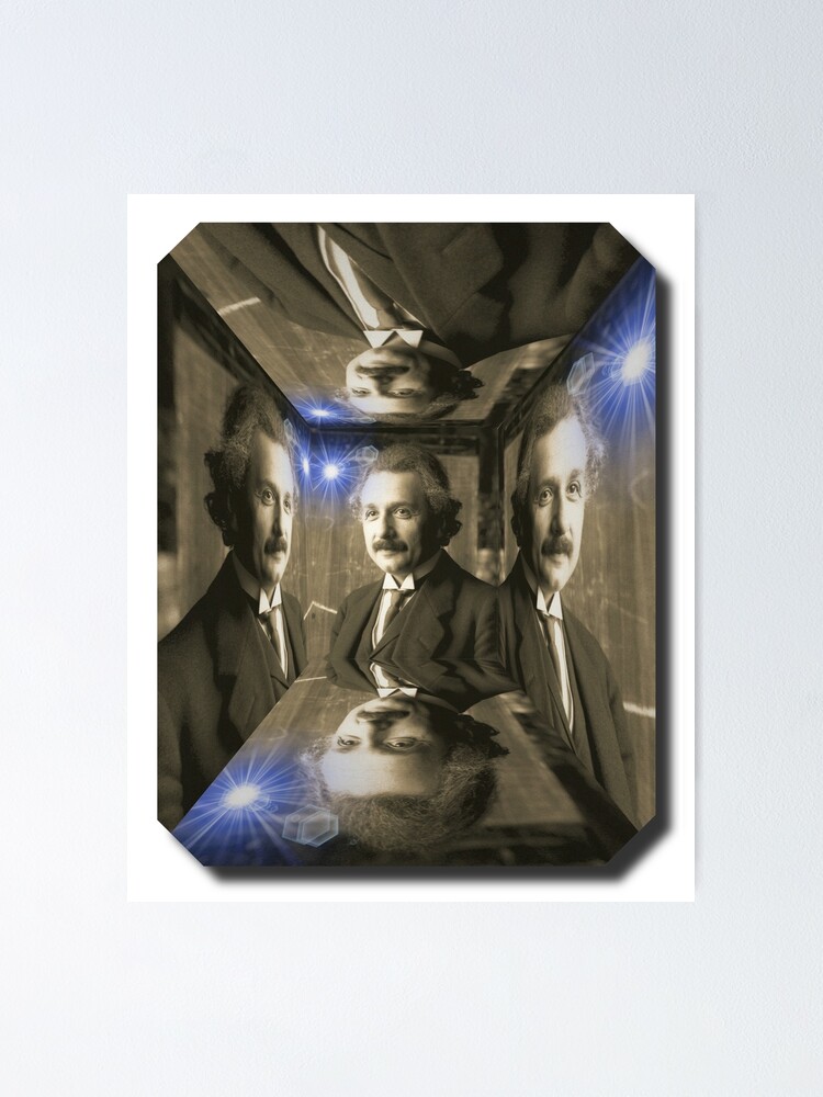 "Einstein Light and Time" Poster by Murfrosoft | Redbubble