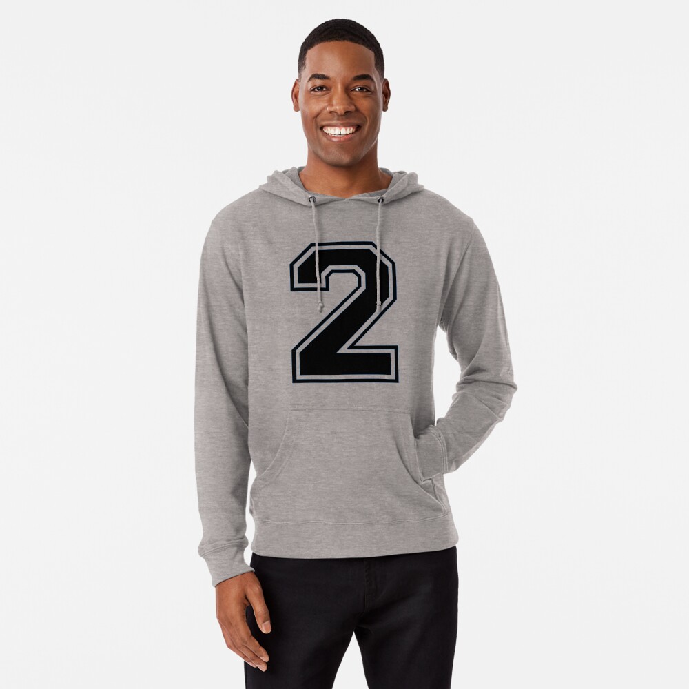 "Varsity Team Sports Uniform Number #2 - Black" Sticker for Sale by ...