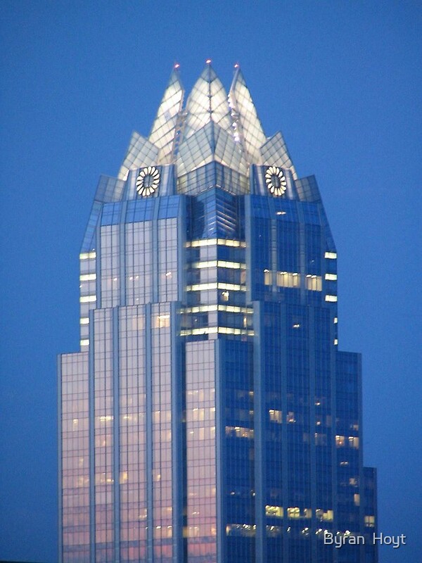 "Austin Frost Tower" by Byran Hoyt | Redbubble