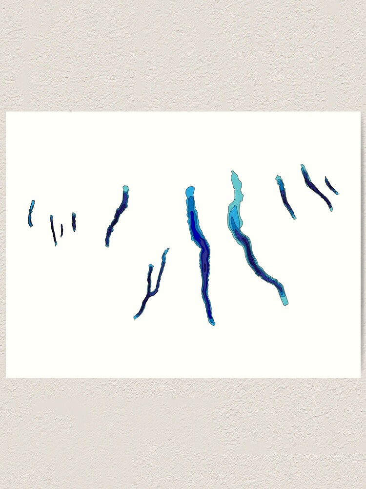 "The Finger Lakes" Art Print for Sale by amandabruha | Redbubble