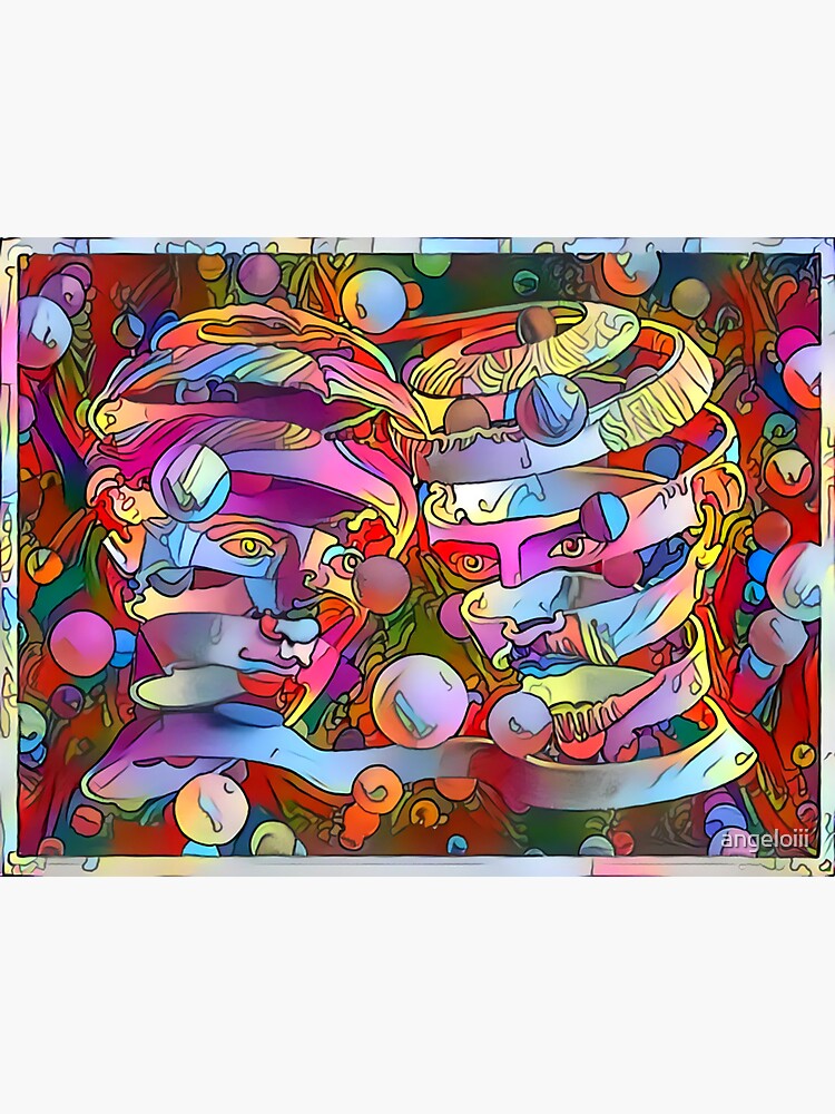 "Psychic Bond Of Union" Sticker by angeloiii | Redbubble