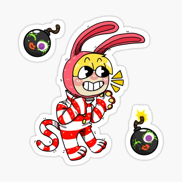 "Popee and le bombs" Sticker for Sale by iN3RDY | Redbubble