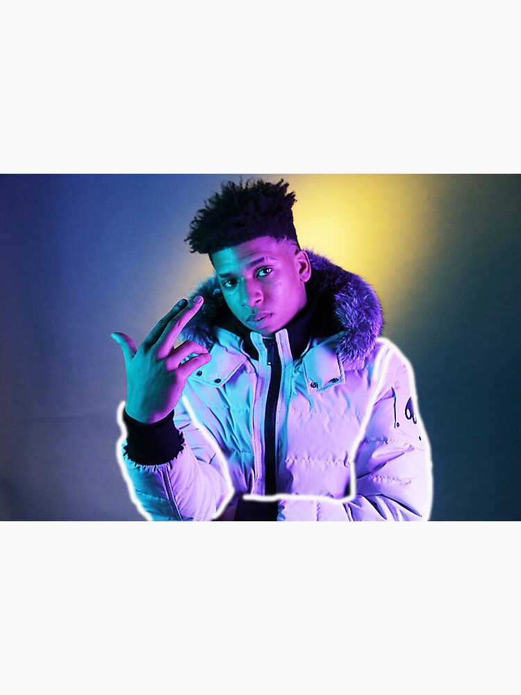 "NLE Choppa - Glow Print" Sticker for Sale by brynrichards1 | Redbubble