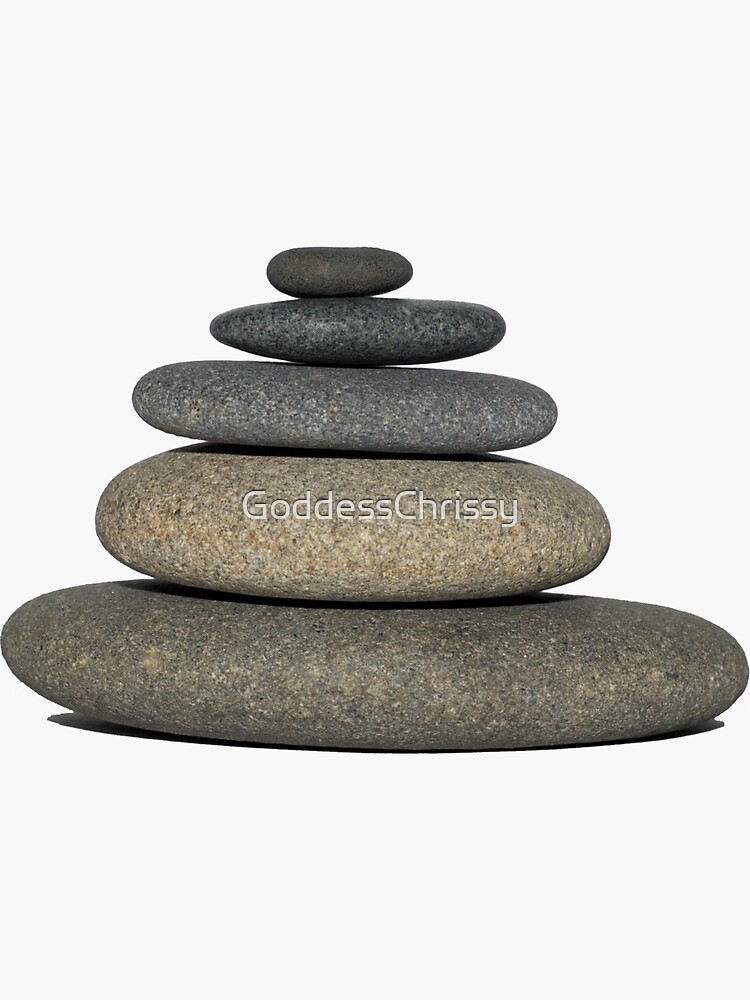 "Rock Stack Cairn Transparent Background" Sticker for Sale by ...