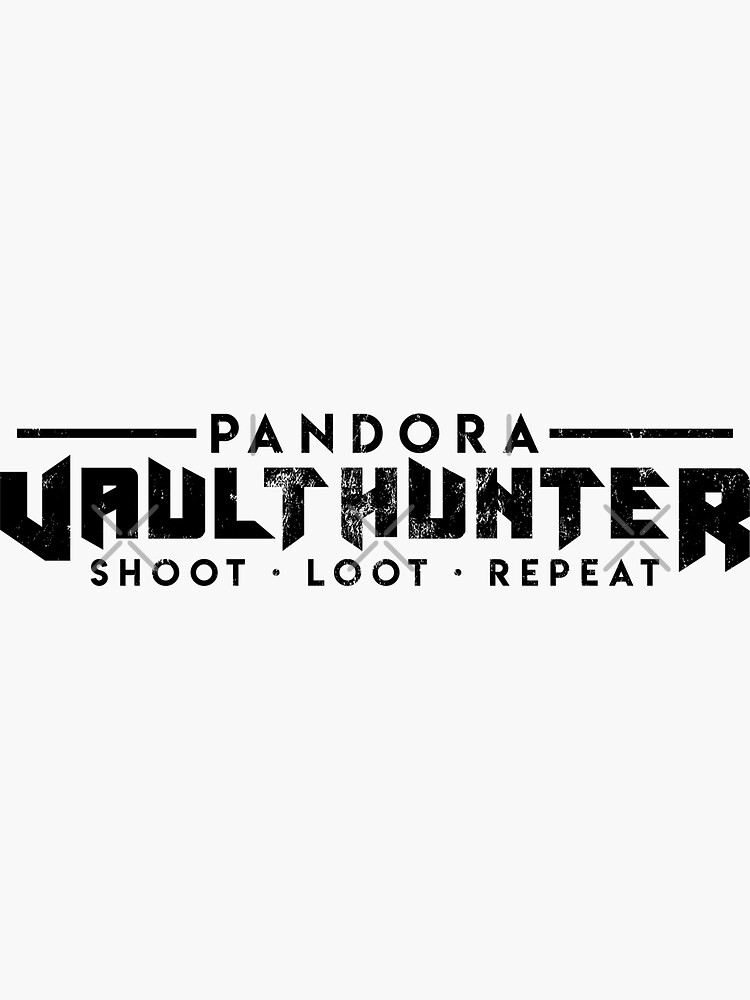 "Vault Hunter (Borderlands)" Sticker for Sale by castl3t0ndesign ...
