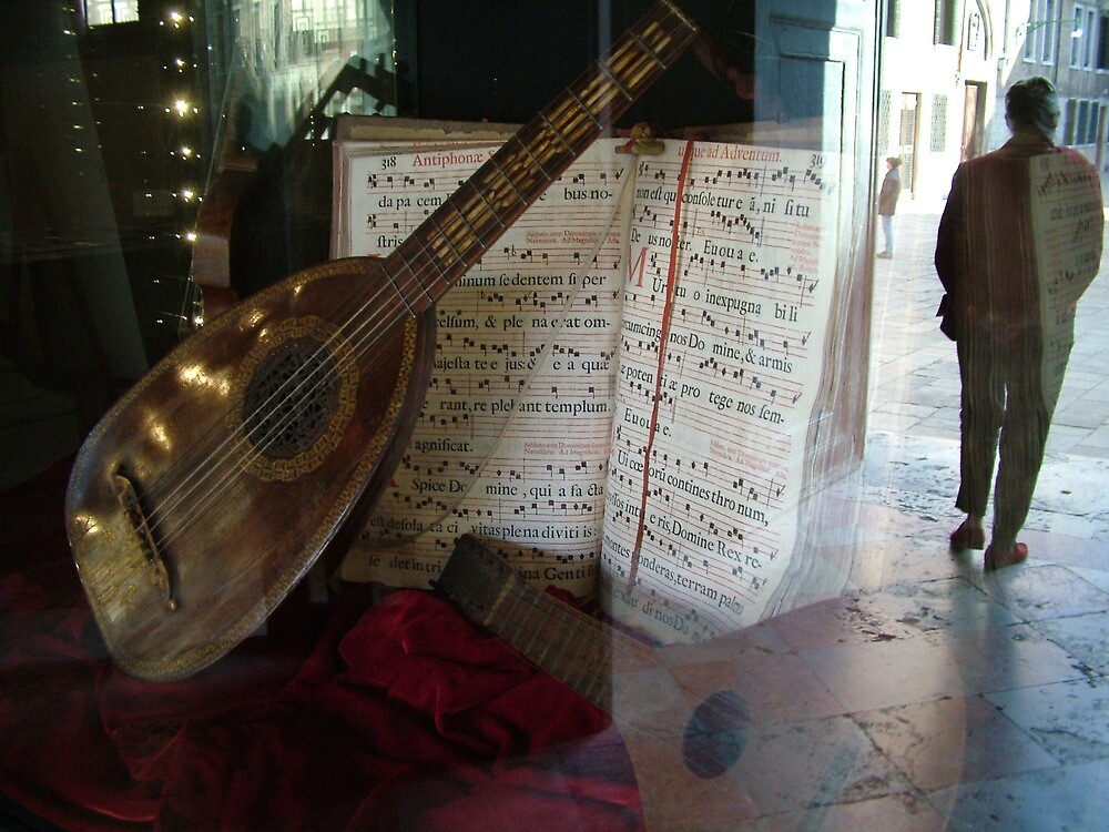 "Ancient Lute, Venice" by Blake Steele | Redbubble
