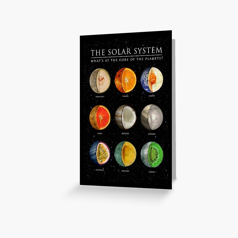 "The Solar System" Greeting Card by Gamma-Ray | Redbubble