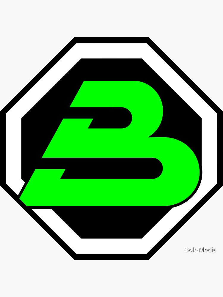 Pegatina «Logotipo de Blacktron» de Bolt-Media | Redbubble