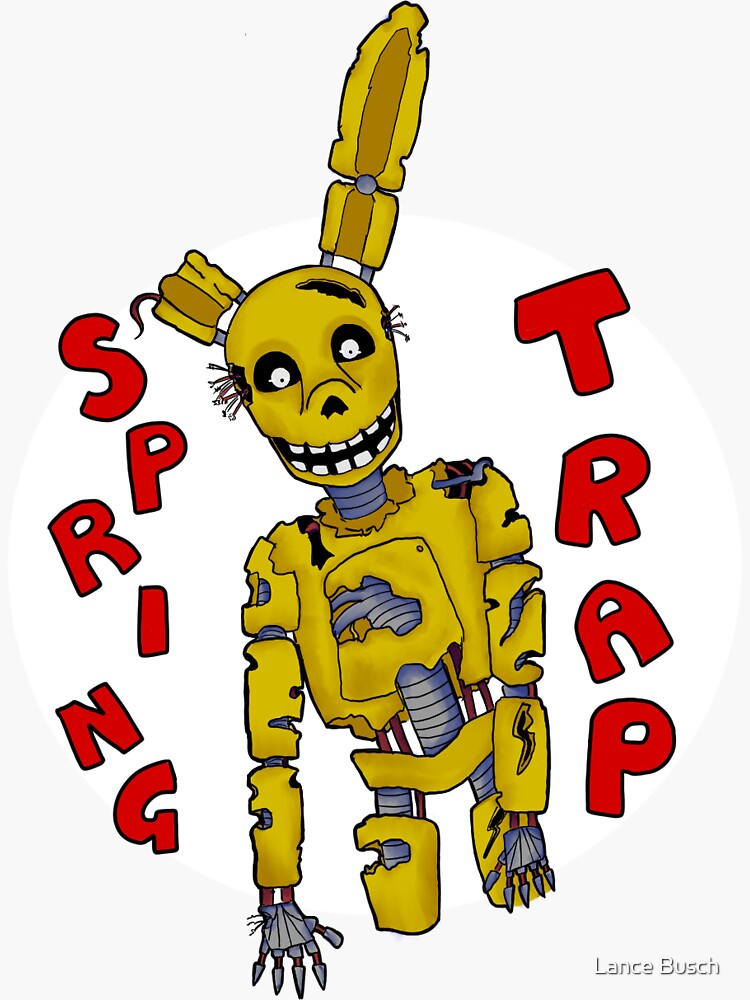 "Springtrap" Sticker for Sale by pinetreee3 | Redbubble