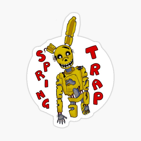 "Springtrap" Sticker for Sale by pinetreee3 | Redbubble
