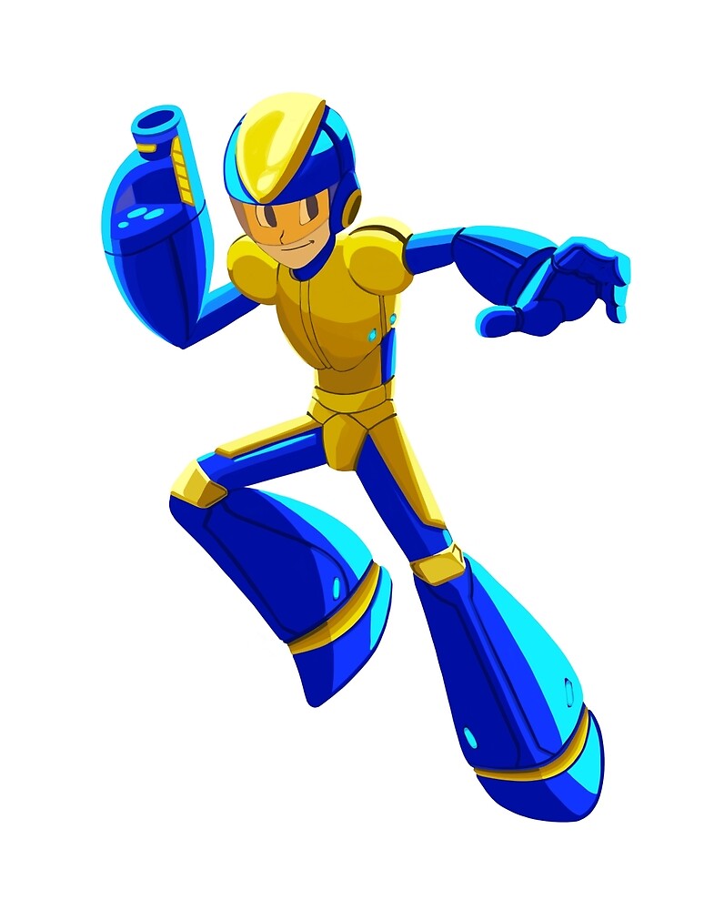 "Bad Box Art Megaman" by krls | Redbubble
