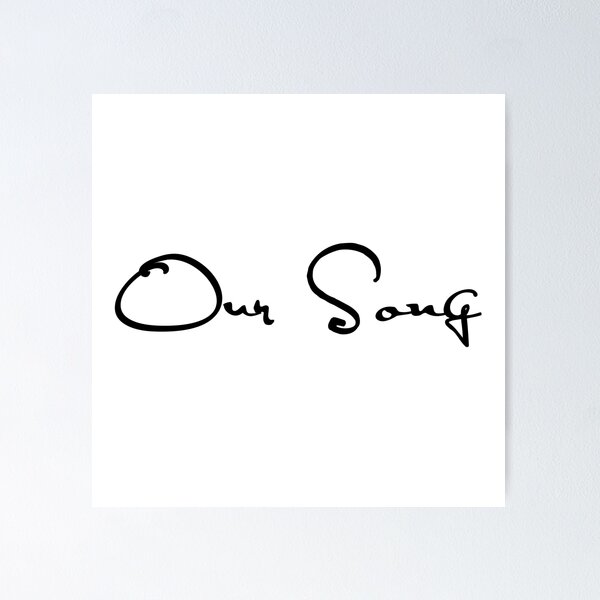 "Our Song Taylor Swift Debut Album Track 11" Poster for Sale by ...