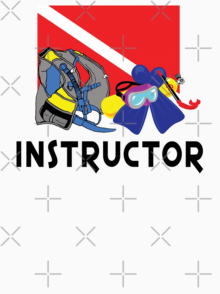 "SCUBA Instructor" T-shirt for Sale by SportsT-Shirts | Redbubble ...