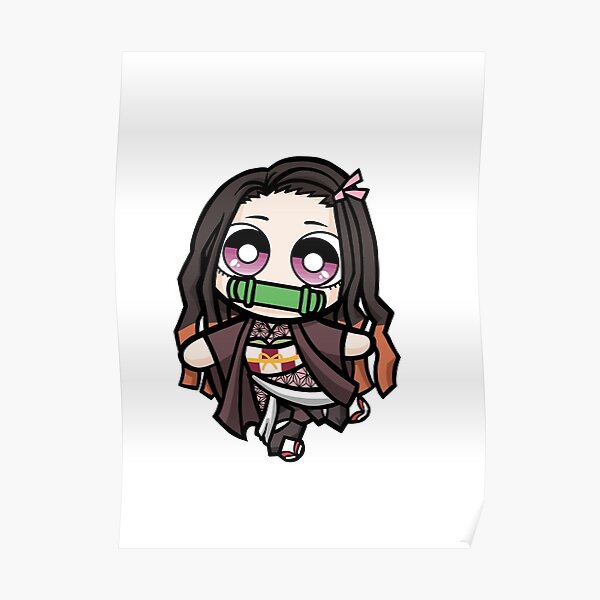 Tiny Nezuko Posters | Redbubble