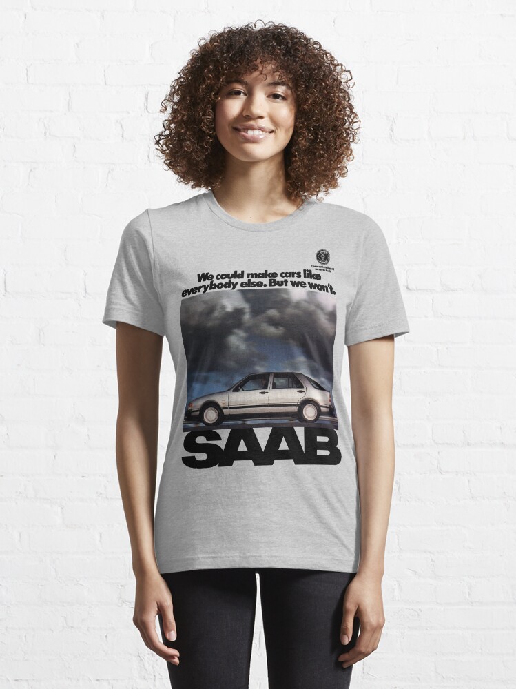 "SAAB 9000" T-shirt for Sale by ThrowbackMotors | Redbubble | saab t ...
