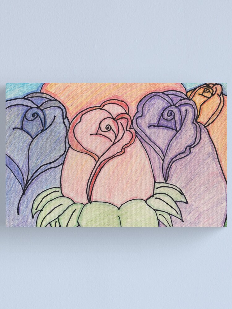 "Ray's Roses" Canvas Print by CCTransition | Redbubble