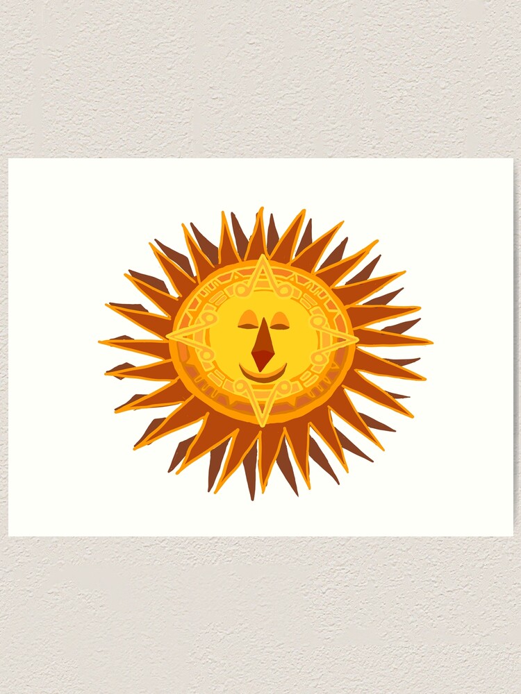 "It's a Small World Sun" Art Print for Sale by jenarosy | Redbubble