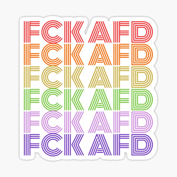 Sticker: Afd | Redbubble