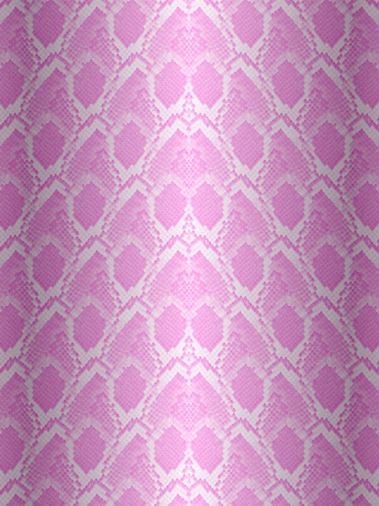 "Pale Pink and White Python Snake Skin Reptile Scales" A-Line Dress by ...