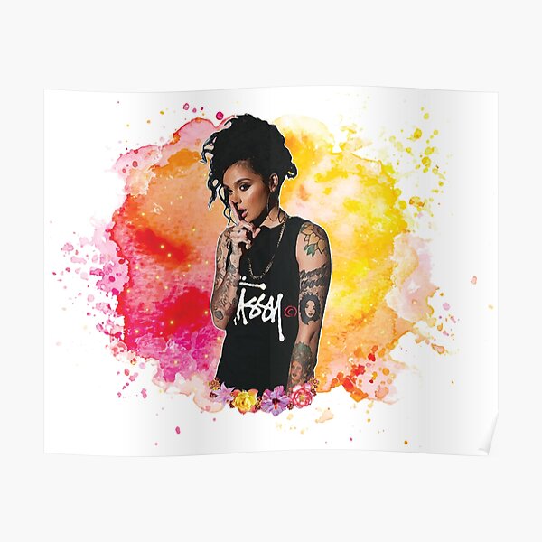 "Kehlani Watercolour Art" Poster by Megan8210 | Redbubble