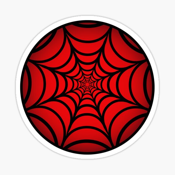 Spider Spiderman Web Stickers | Redbubble