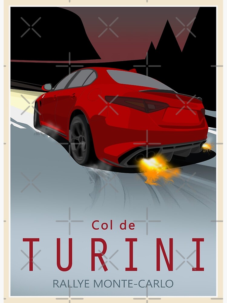 "Col de Turini Manifesto" Poster by Subspeed | Redbubble