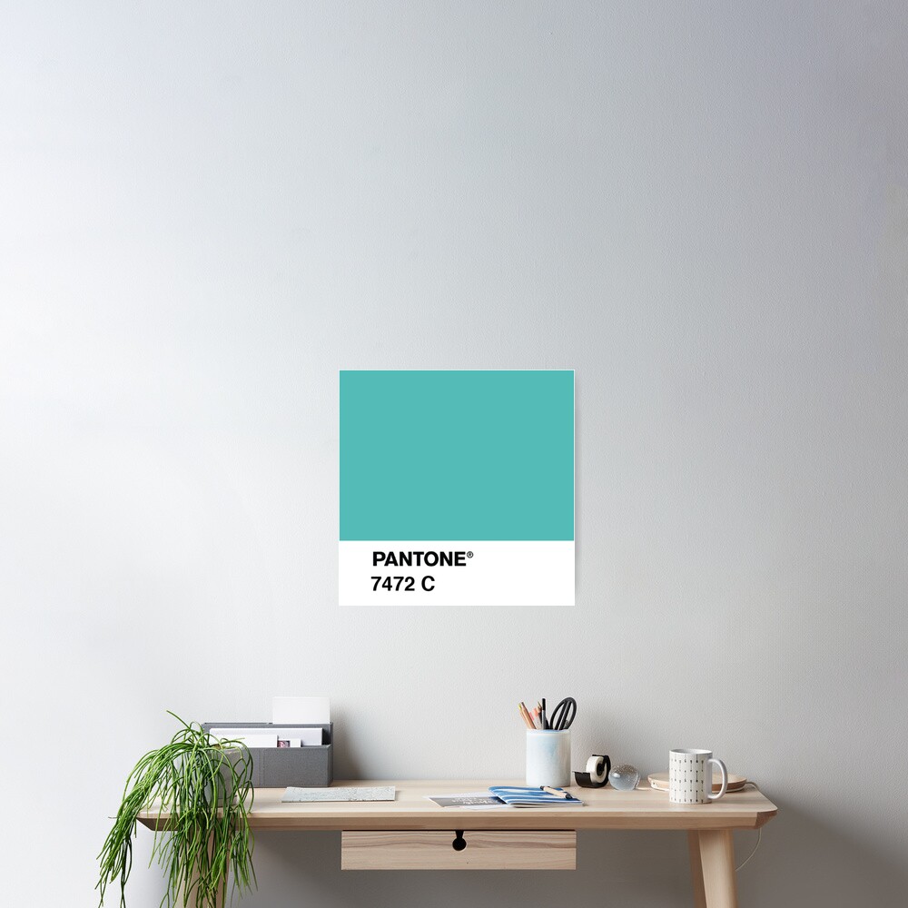 "Pantone 7472 C" Poster by unabeara | Redbubble