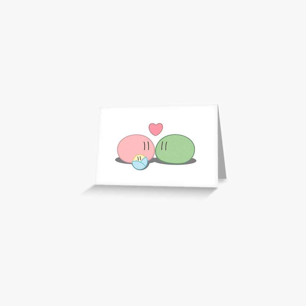 "Dango Daikazoku - Dango Couple and Baby " Greeting Card for Sale by ...
