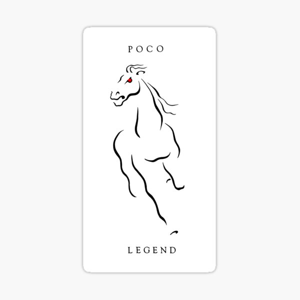"Poco: Legend" Sticker for Sale by Pop-Pop-P-Pow | Redbubble